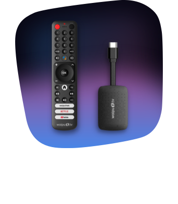 waipu.tv 4K Stick - Die perfekte Kombi für das beste TV-Erlebnis